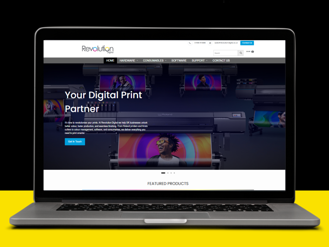 Revolution Digital unveils new-look web design - Printwear & Promotion